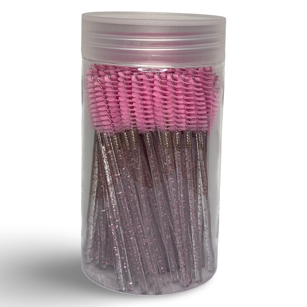 Glitter Mascara Wands/Spoolies 100 pack – Cosmetica Pro Store